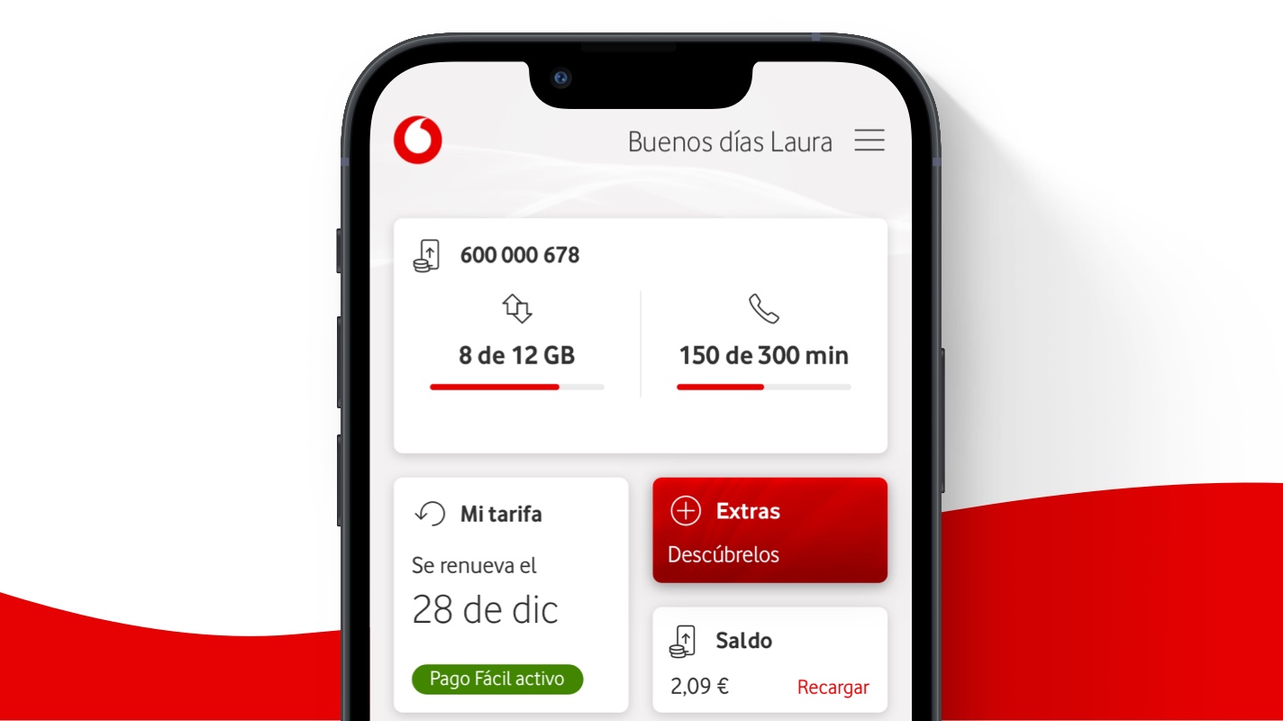 Beneficios de los Clientes Prepago en la App Mi Vodafone